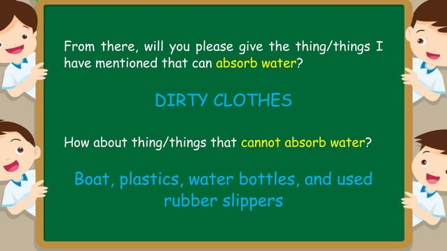 PPT SCIENCE4 - Q1.pptx classification of materials that are porous and ...