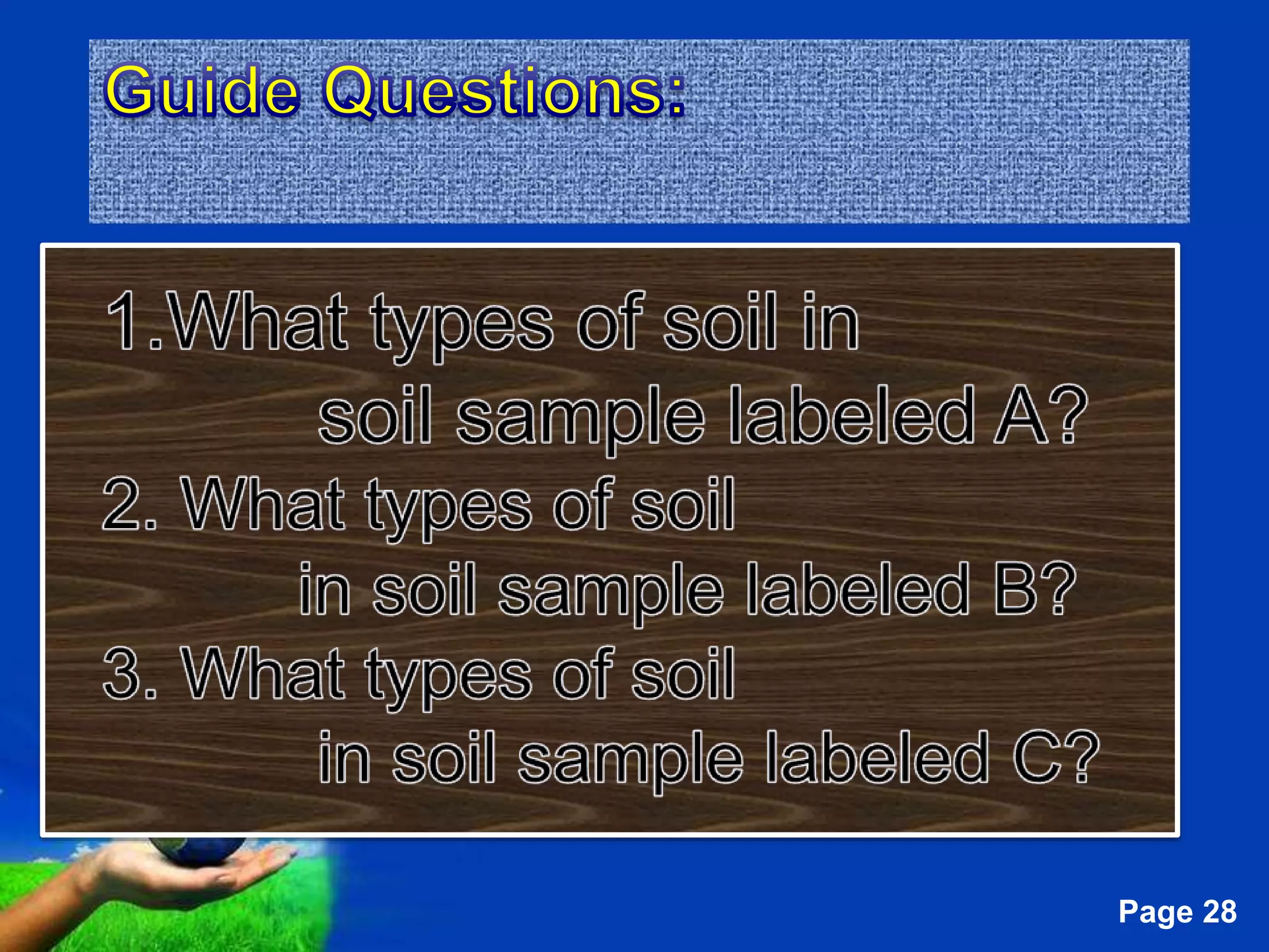 PPT SCIENCE 4- QUARTER 4 CHAPTER 1 LESSON 57-TYPES OF SOIL.pptx