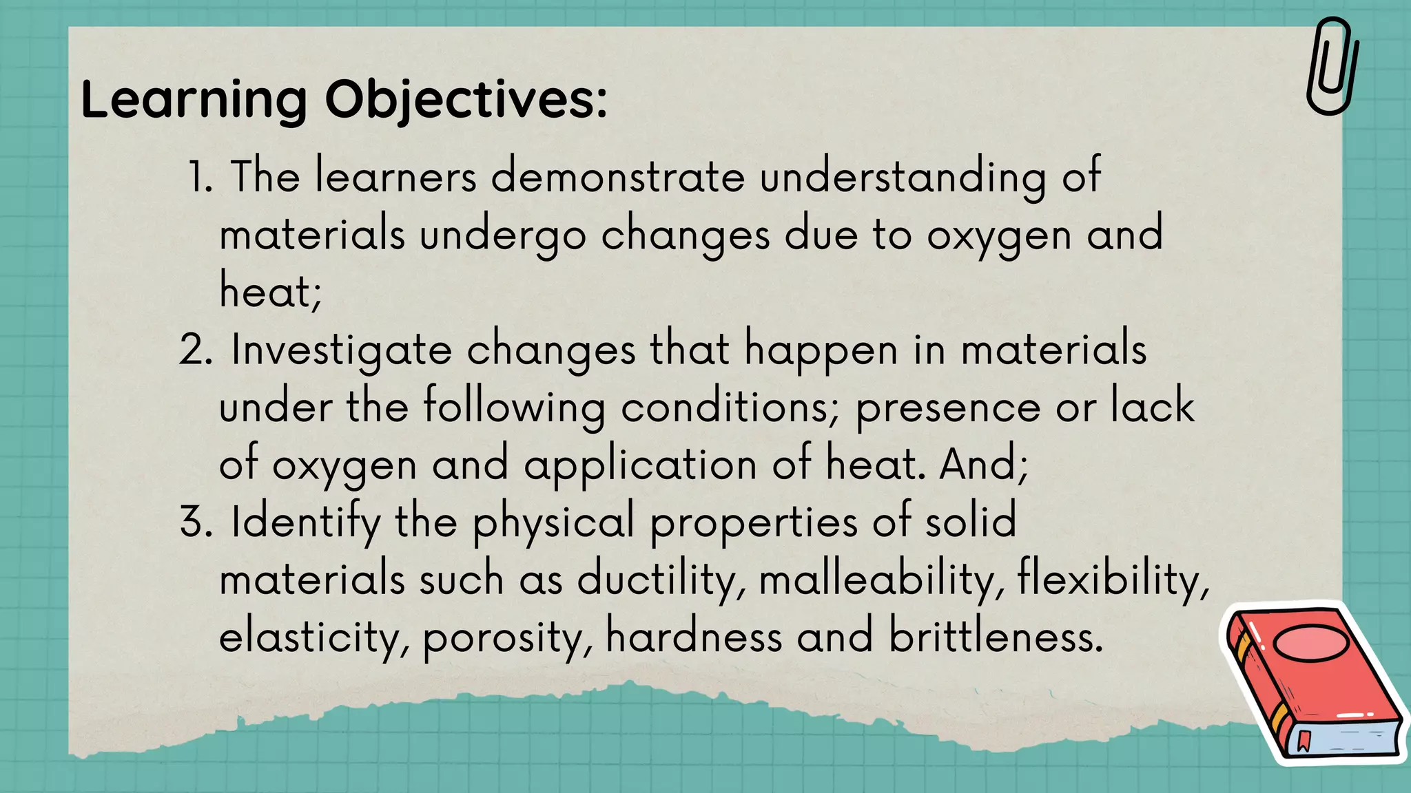 Changes that materials undergo GRADE 5 | PDF