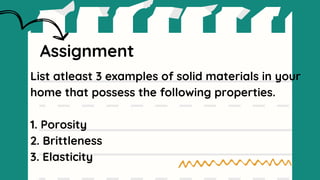 Changes that materials undergo GRADE 5 | PDF