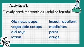 Changes that materials undergo GRADE 5 | PDF