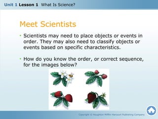Unit 1 lesson 1 What is Science | PPT
