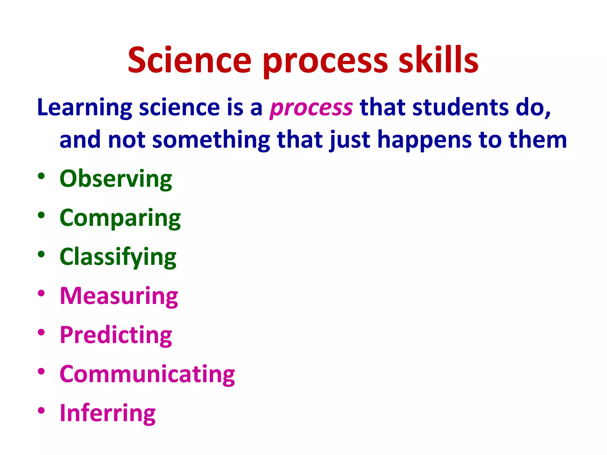 Science learning | PPT