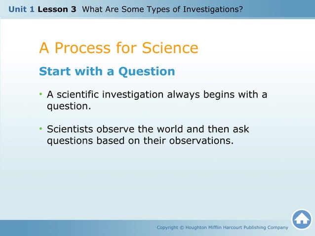 Ppt science u1 lesson 3 (types of investigation) | PPT | Science