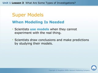 Ppt science u1 lesson 3 (types of investigation) | PPT