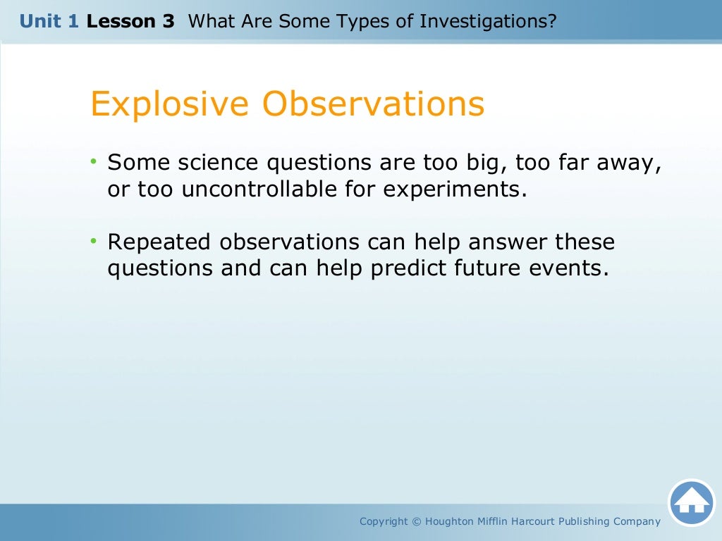 Ppt science u1 lesson 3 (types of investigation)