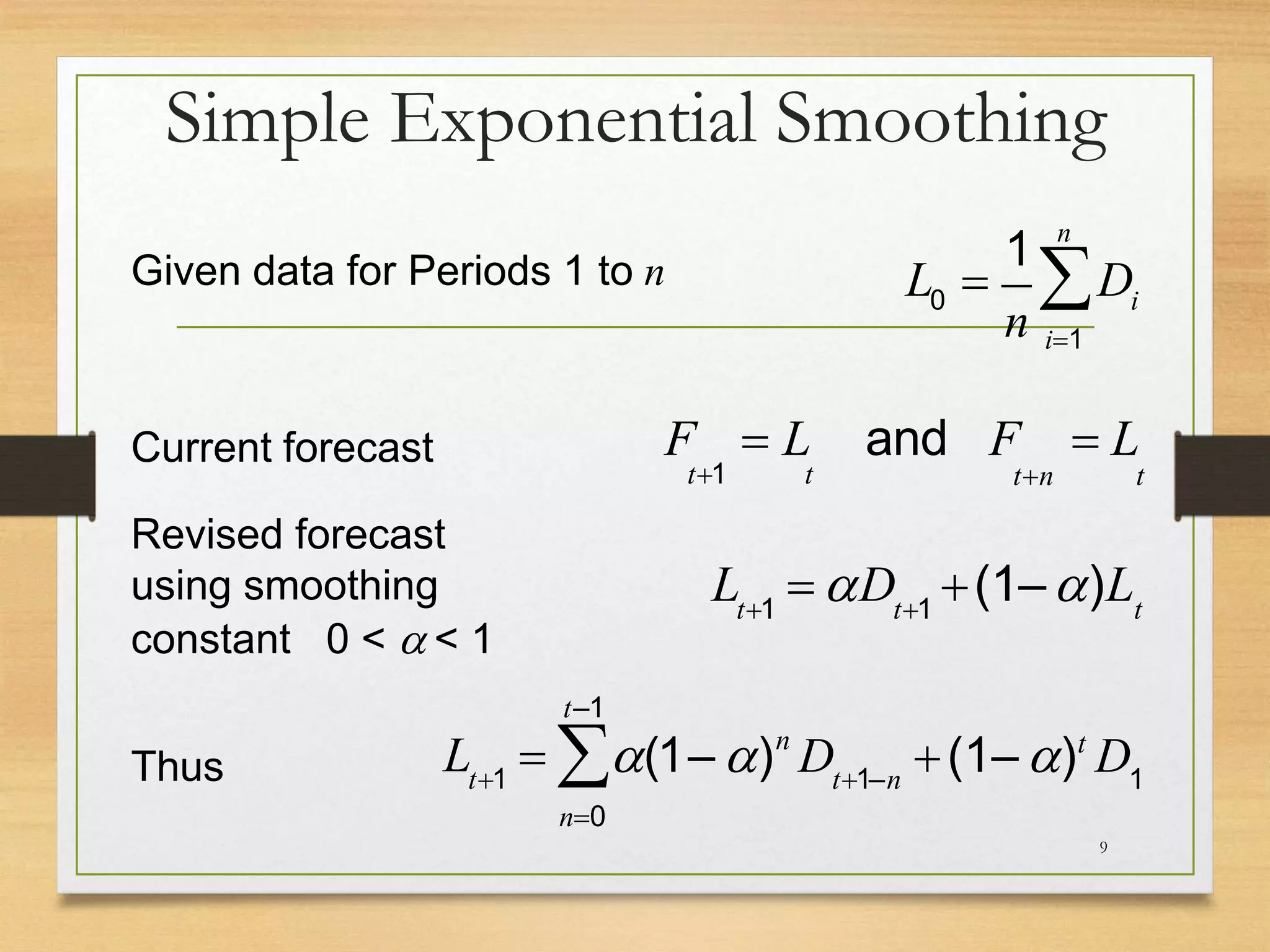 Ppt Scm Time Forecasting Ppt