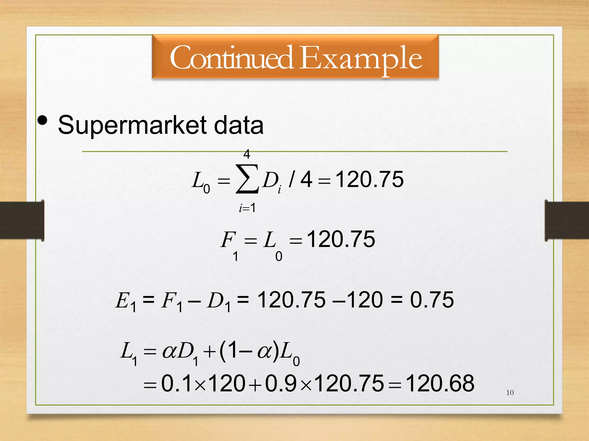 Ppt scm time forecasting | PPTX