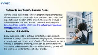 Benefits of Custom Software Development | PPTX