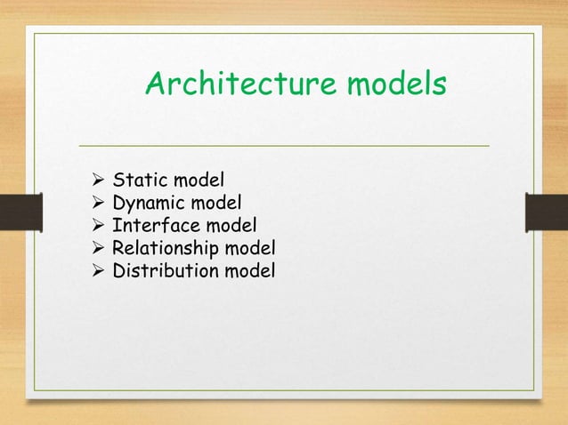 Software architecture design ppt | PPT