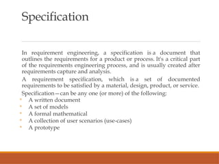 Software Engineering- Understanding Requirements | PPTX