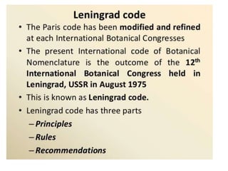 Binominal Nomenclature, Botanical Garden, Harbarium | PPT