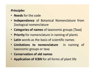 Binominal Nomenclature, Botanical Garden, Harbarium | PPT