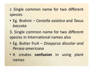 Binominal Nomenclature, Botanical Garden, Harbarium | PPT