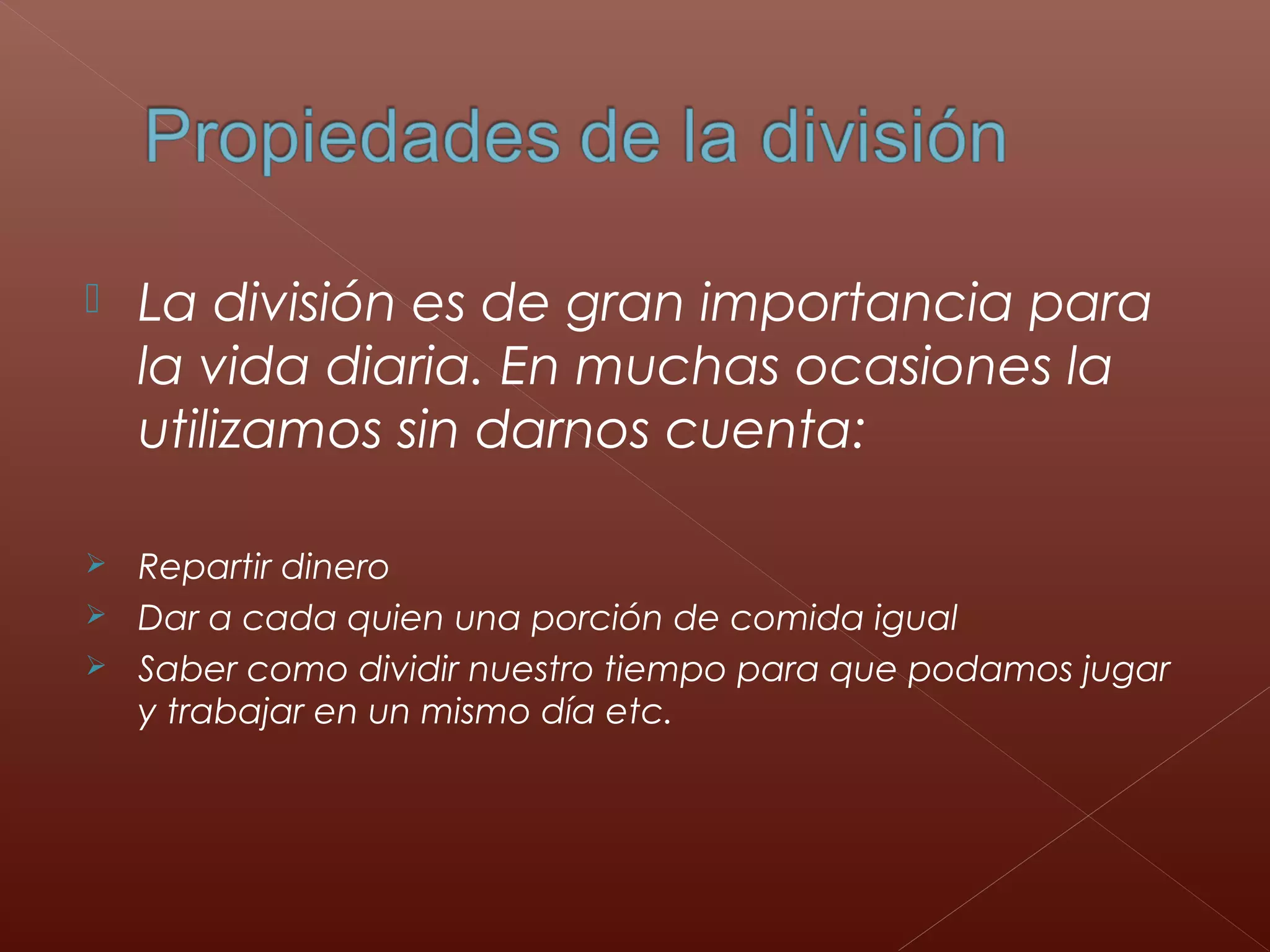 Partes de la División | PPT