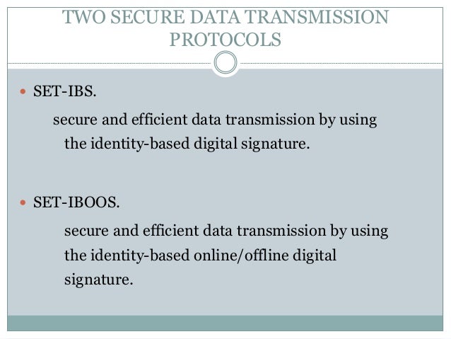 Ppt Secure And Efficient Data Transmission 2