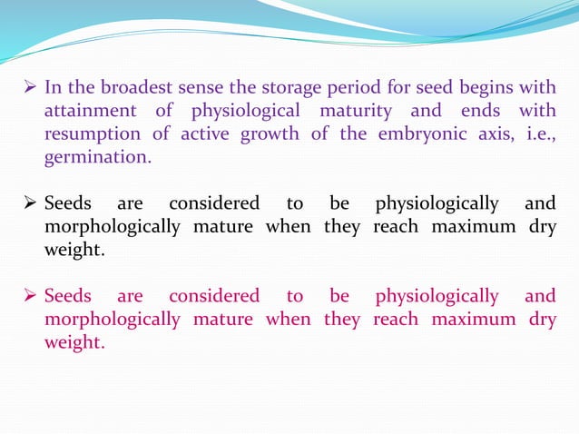 seed storage | PPTX | Agriculture | Industries