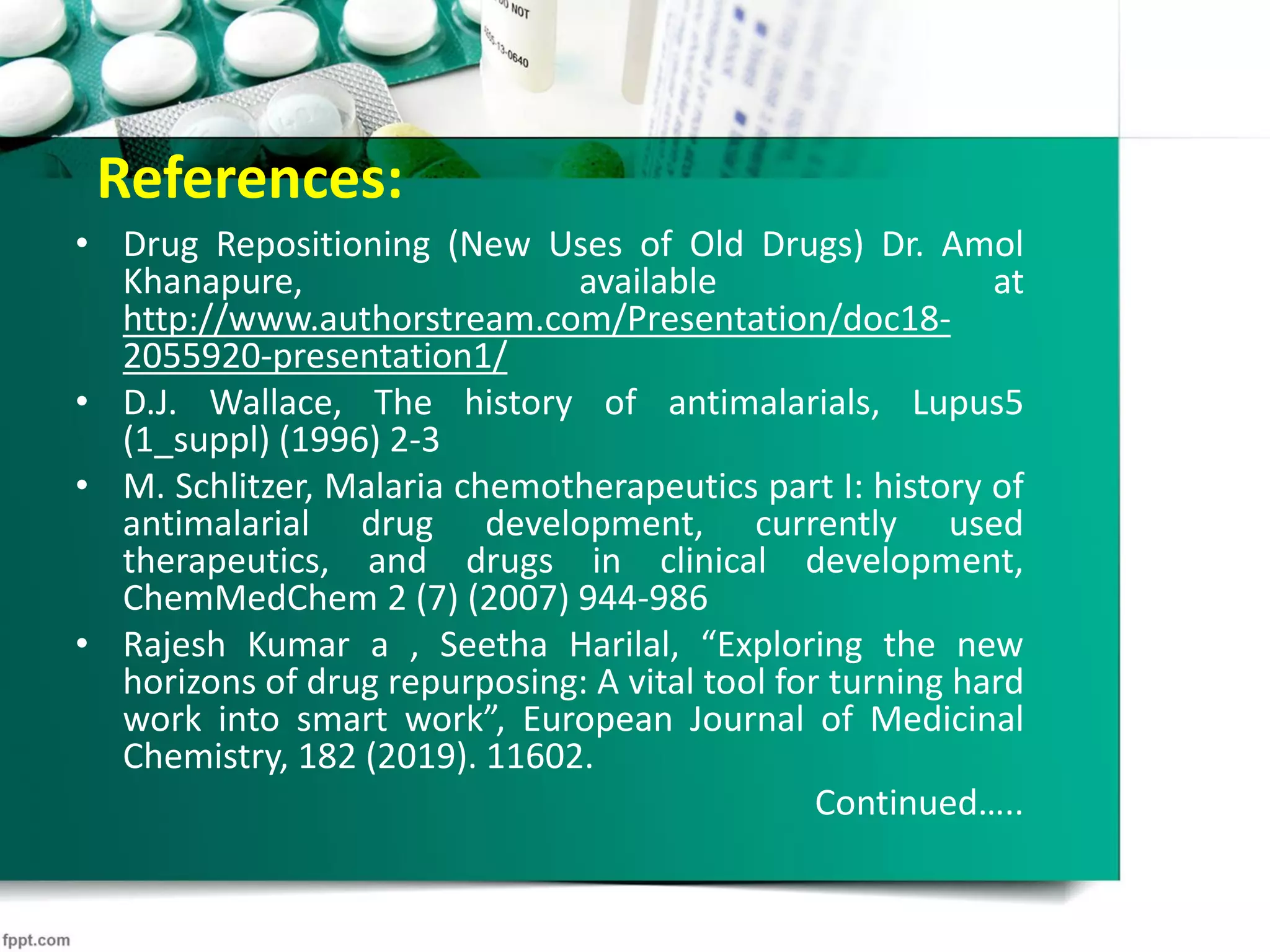 Drug Repurposing- Amazing Opportunity | PDF
