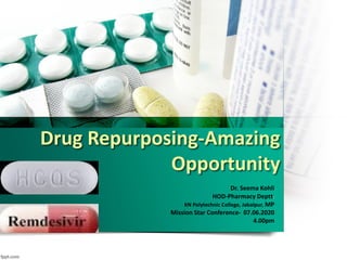 Drug Repurposing- Amazing Opportunity | PDF