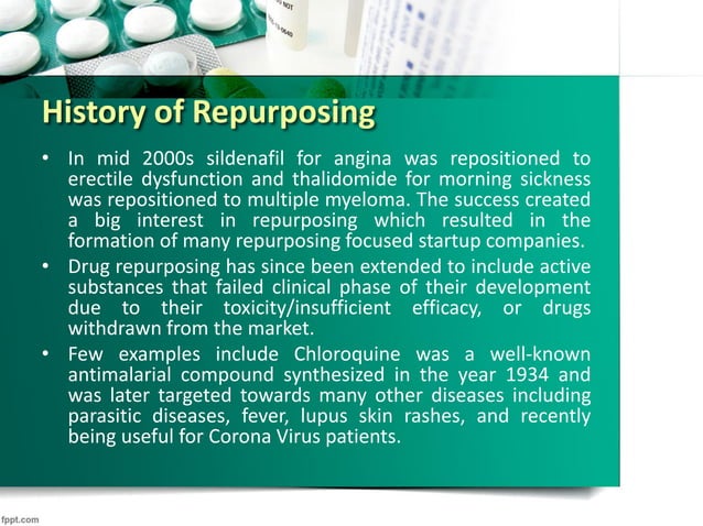 Drug Repurposing- Amazing Opportunity | PDF