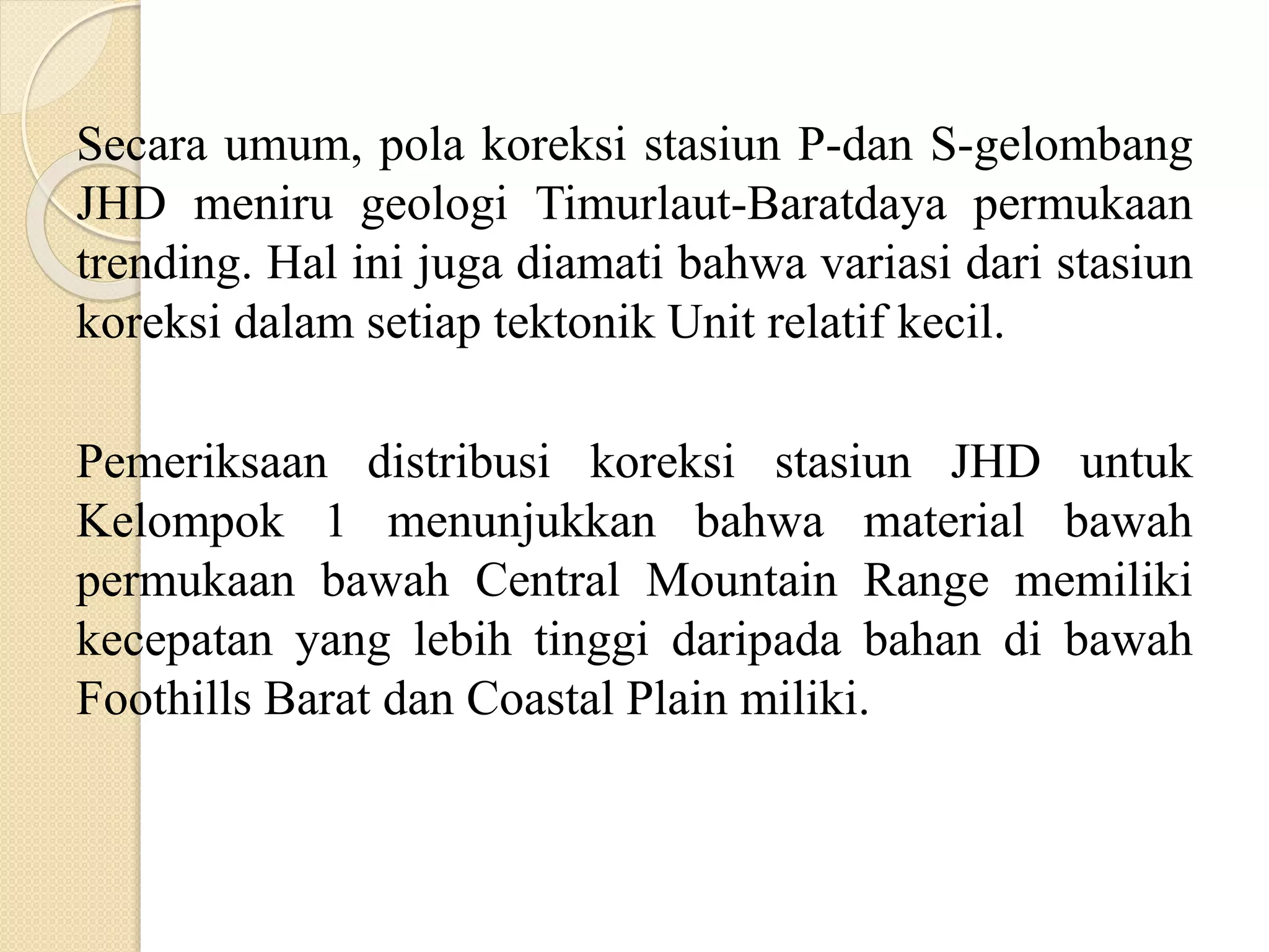 Kuliah Semester V : Seismologi | PPT