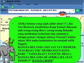 Ppt sejarah afrika | PPTX