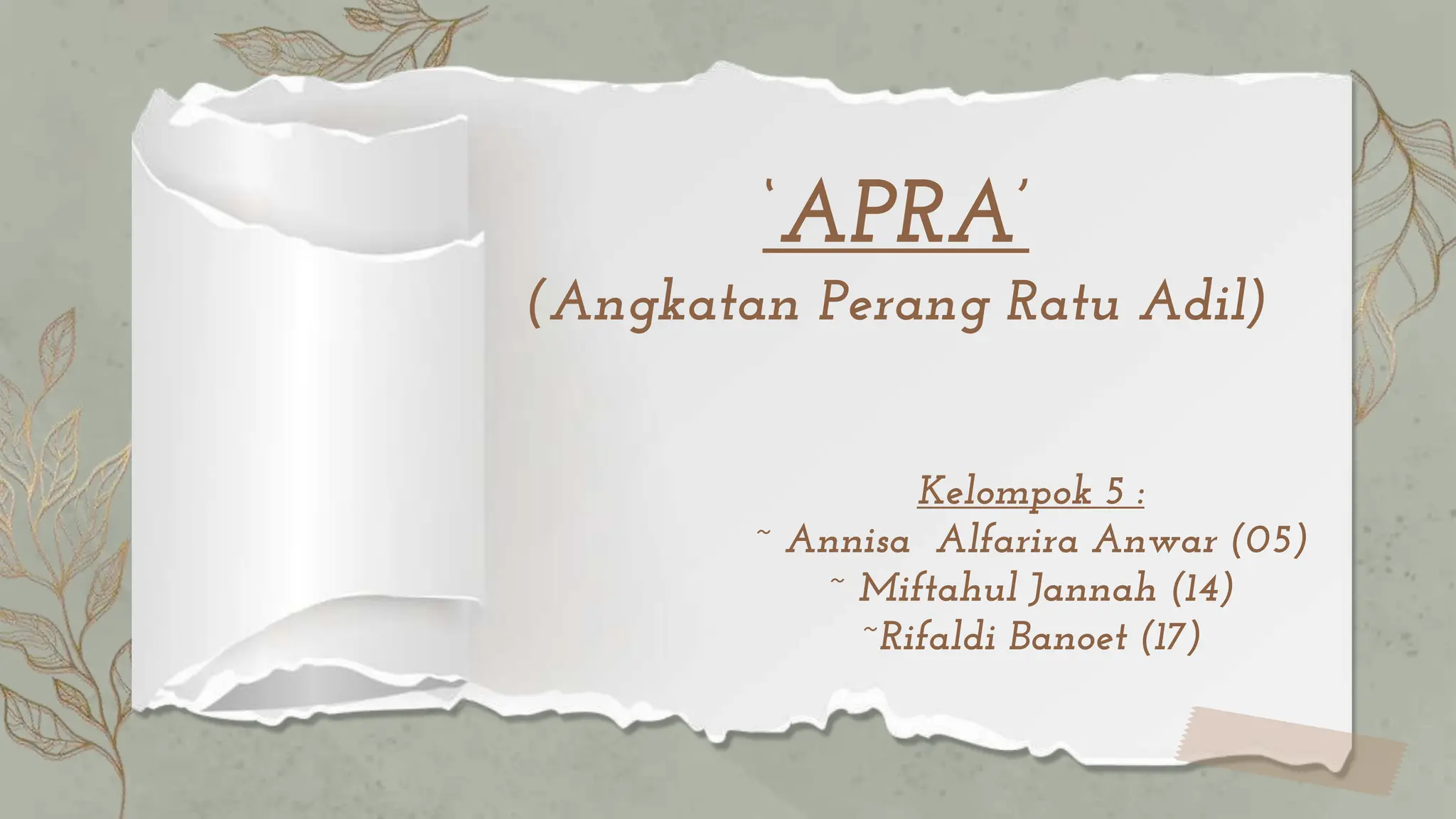 ppt sejarah APRA diindonesia sebagai pembelajaran.pptx