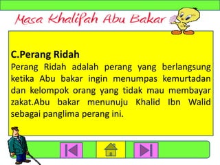 PPT sejarah islam masa Abu Bakar dan Umar Bin Khattab | PPTX