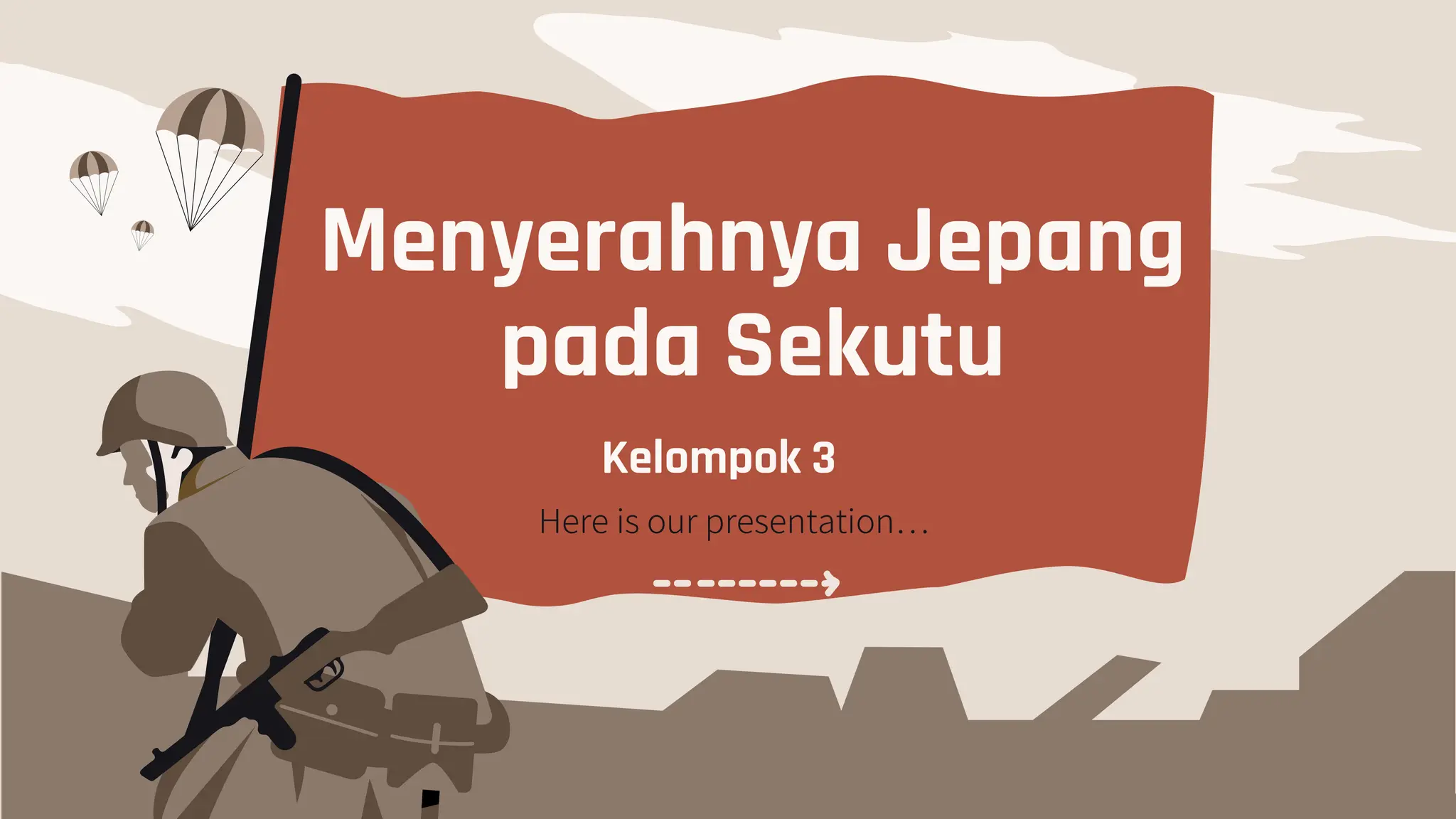 Sejarah Menyerahnya Jepang pada Sekutu PPT | PPT