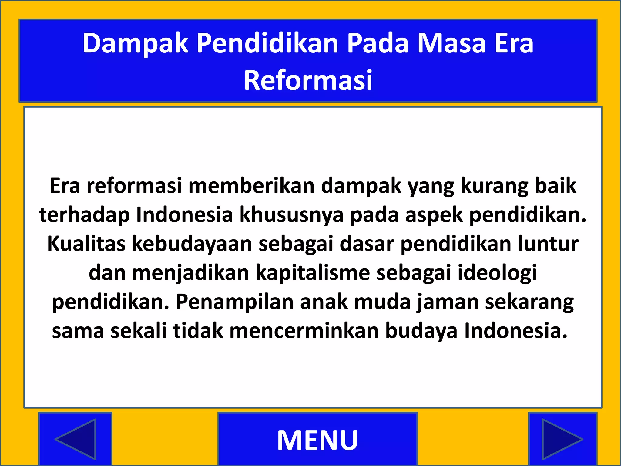 Ppt sejarah pendidikan masa reformasi | PPTX