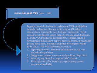 Ppt sejarah perekonomian indonesia | PPTX
