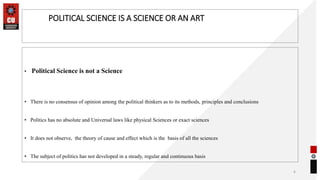 Meaning Of Political Science | PPTX