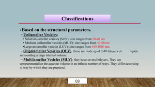 Powerpoint Presentation on Topic Liposomes | PPTX