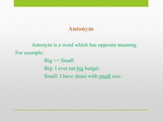 The dimension of meaning | PPTX