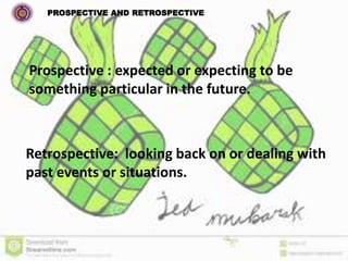 Prospective and retrospective in semantics | PPTX