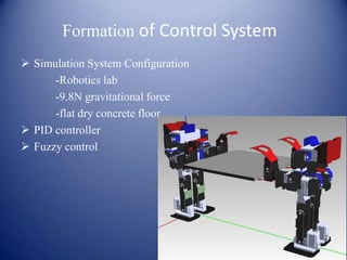 Design of Control System for Humanoid Robot | PPTX