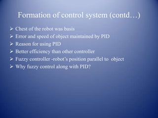 Design of Control System for Humanoid Robot | PPTX