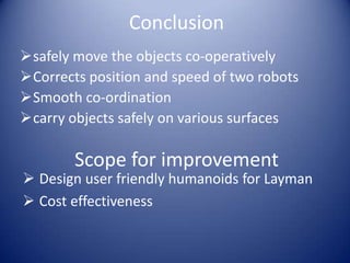 Design of Control System for Humanoid Robot | PPTX