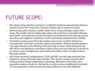 aircraft drag reduction methods | PPTX