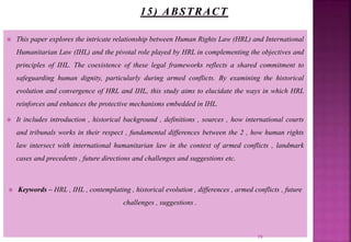 Seminar of lnternational law ............ | PPTX | Legal Services ...