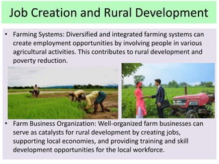 Role of Farming System and Farm Business Organisations to provoke ...