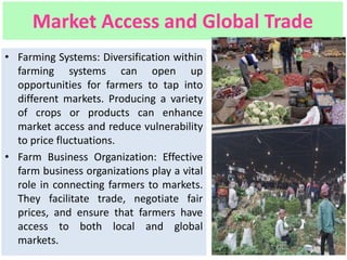 Role of Farming System and Farm Business Organisations to provoke ...