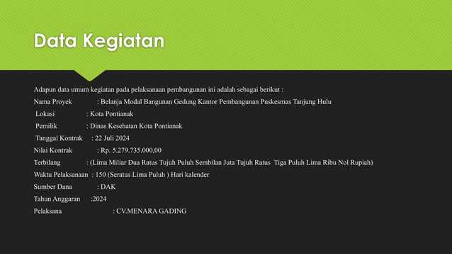 CONTOH PPT SEMINAR LAPORAN MAGANG KERJA PRAKTEK | PPTX