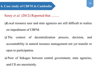 Community based fisheries management in Cambodia. | PPTX