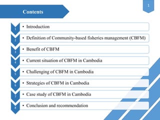 Community based fisheries management in Cambodia. | PPTX