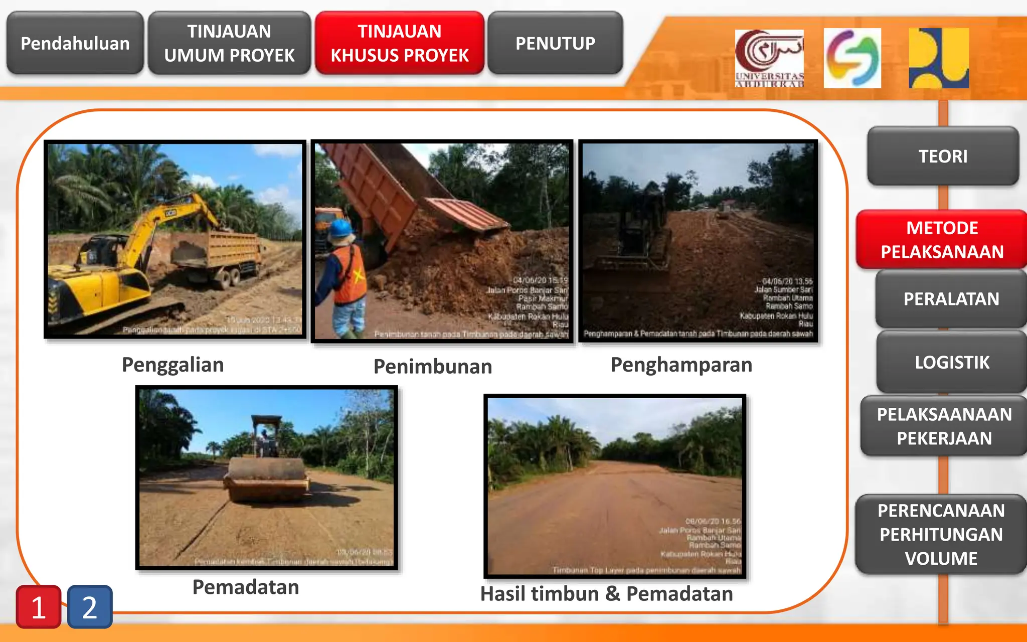 SEMINAR KERJA PRAKTEK PELAKSANAAN PEKERJAAN TIMBUNAN PADA PAKET PEMBANGUNAN SALURAN.pptx