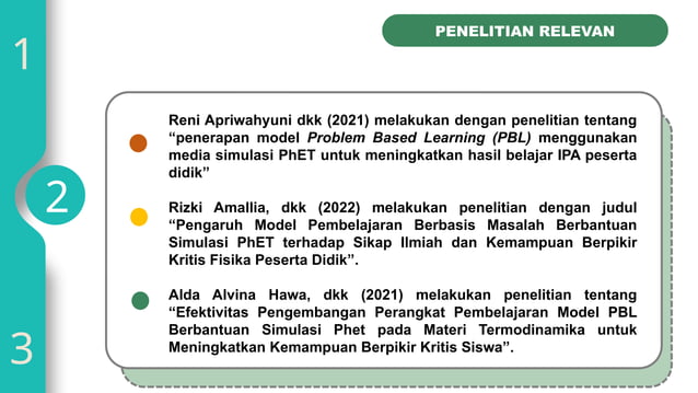 PPT Seminar Proposal. PENGARUH MODEL PBL BERBASIS SIMULASI PHET | PPTX