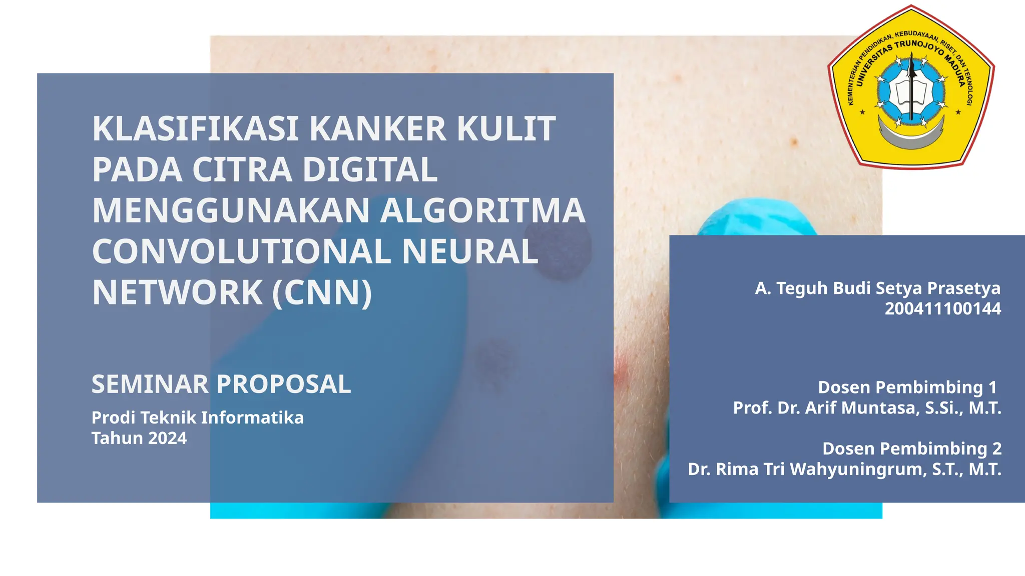 KLASIFIKASI KANKER KULIT PADA CITRA DIGITAL MENGGUNAKAN ALGORITMA ...