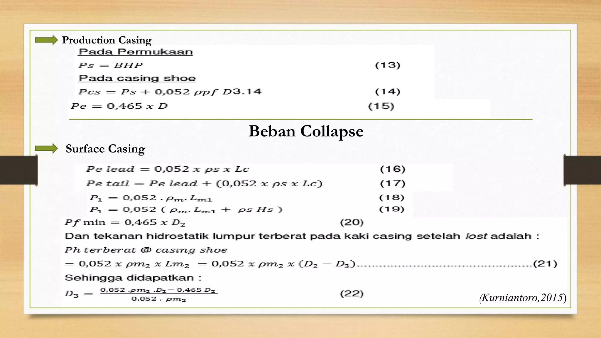 PERENCANAAN PEMASANGAN CASING DAN PENYEMENAN BERDASARKAN KAREKTERISTIK ...