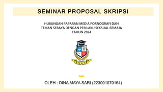 PPT Seminar proposal skripsi kebidanan unaja | PPTX